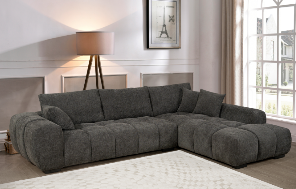 Manhattan Dark Gray Sectional