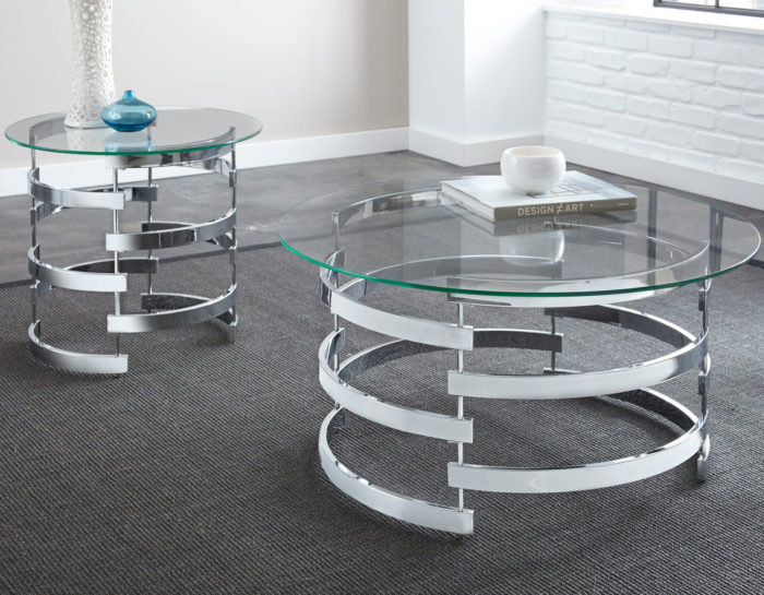 Glass Cocktail Table Sets